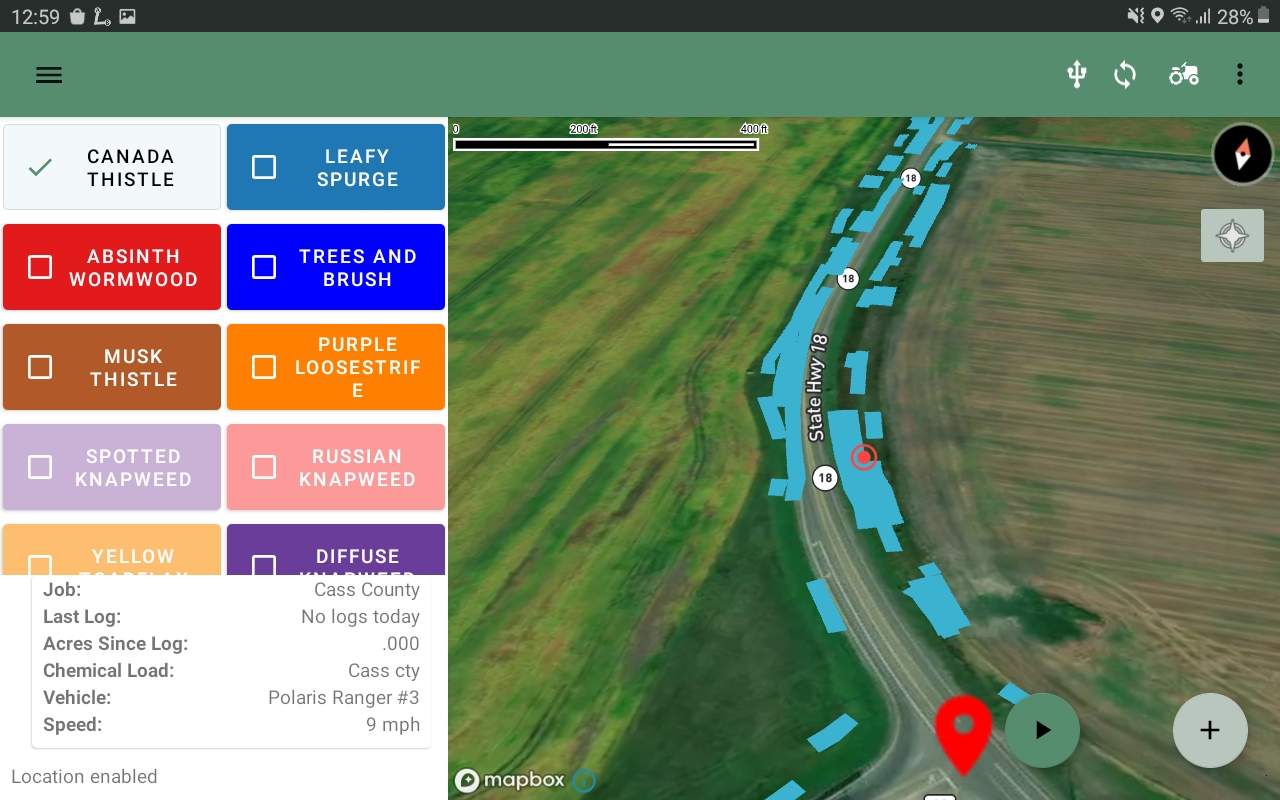 Noxious Weed Spraying Tracking Cloud Software | SpraySync
