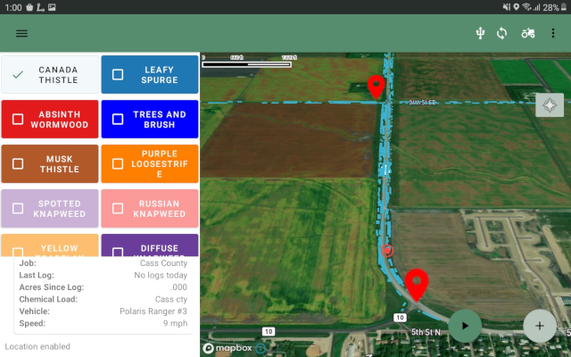 Noxious Weed Spraying Tracking Cloud Software | SpraySync